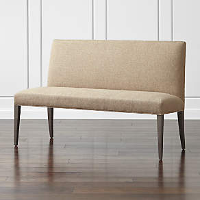 Miles 42 Upholstered Small Dining Banquette Bench Crate Barrel