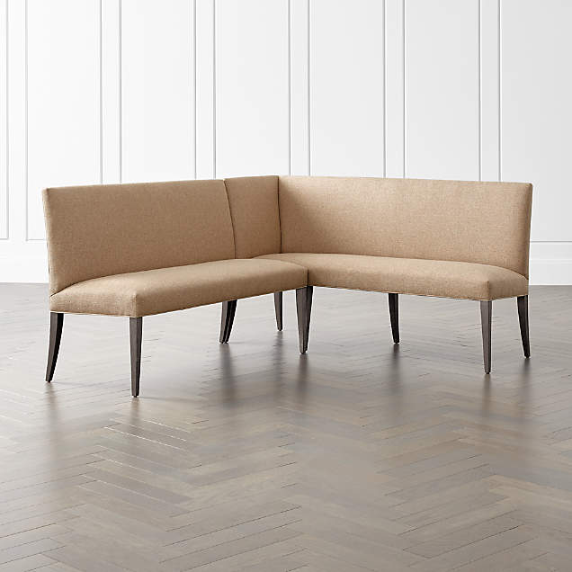 Miles Medium Right Facing Corner Banquette + Reviews | Crate & Barrel