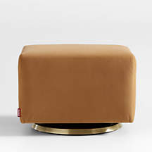Milo Tan Nursery Gliding Ottoman + Reviews | Crate & Kids Canada