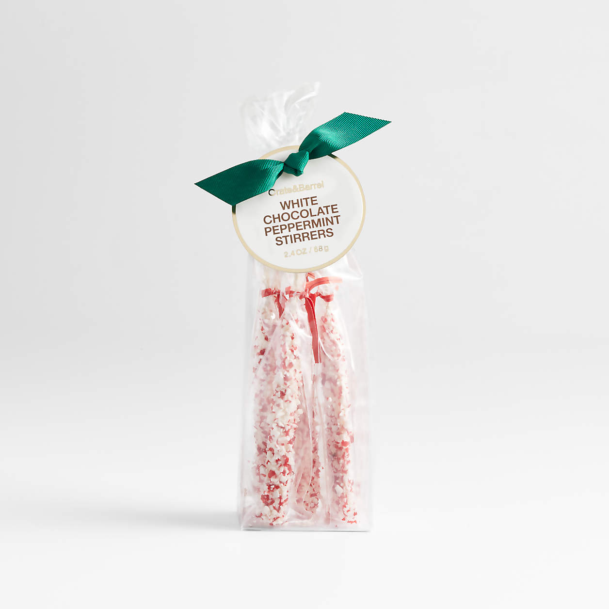 Mini Peppermint Hot Chocolate Stirrers | Crate & Barrel