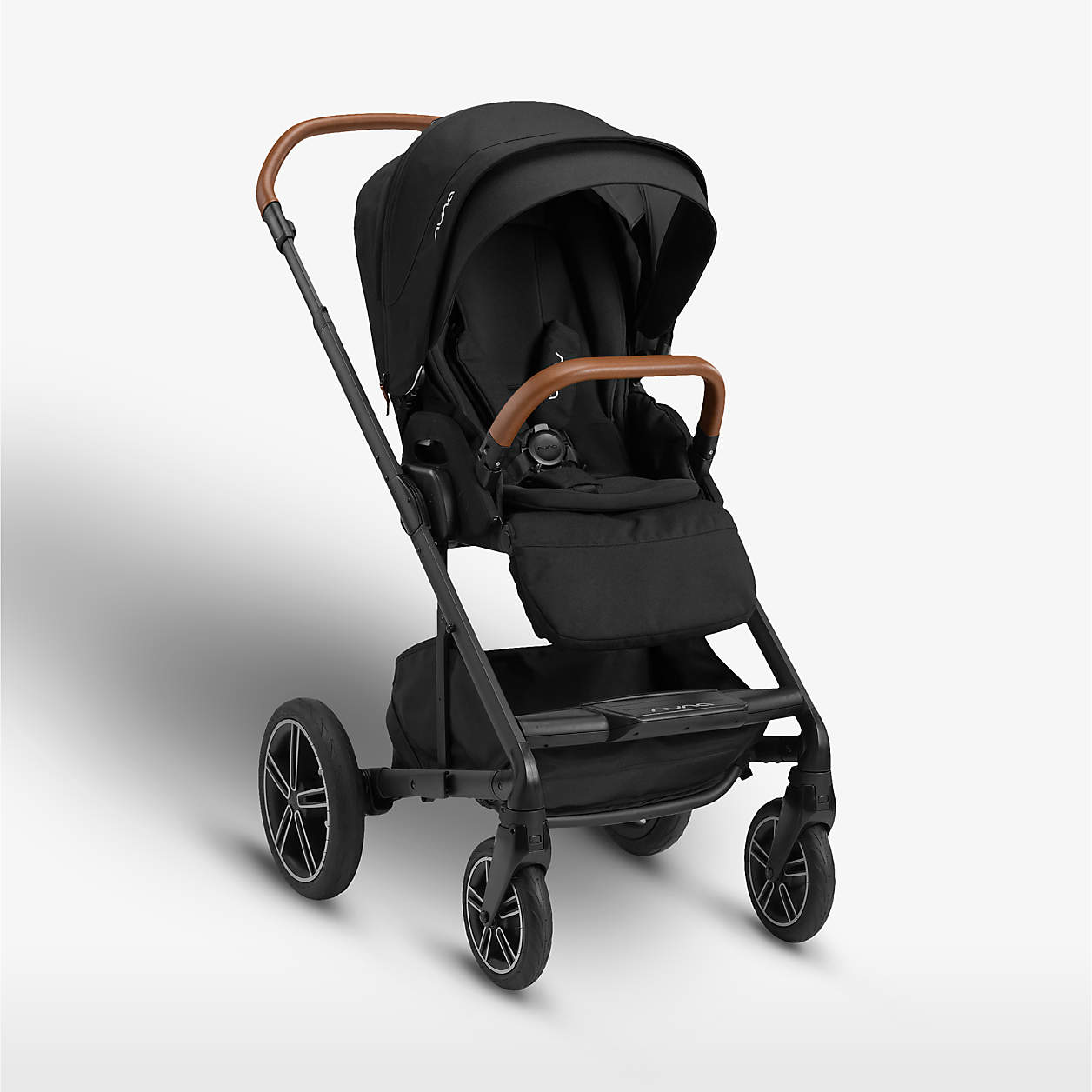 Nuna mixxnext Caviar Black Compact Travel Foldable Baby Stroller ...