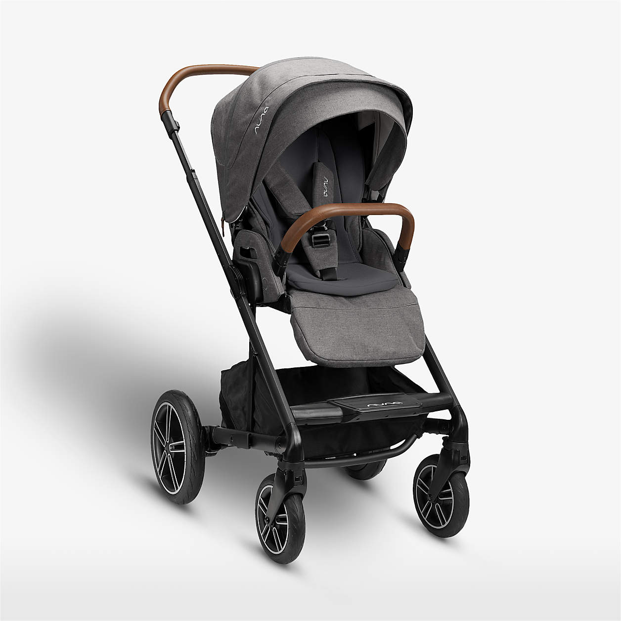 Nuna mixxnext Granite Grey Compact Travel Foldable Baby Stroller ...