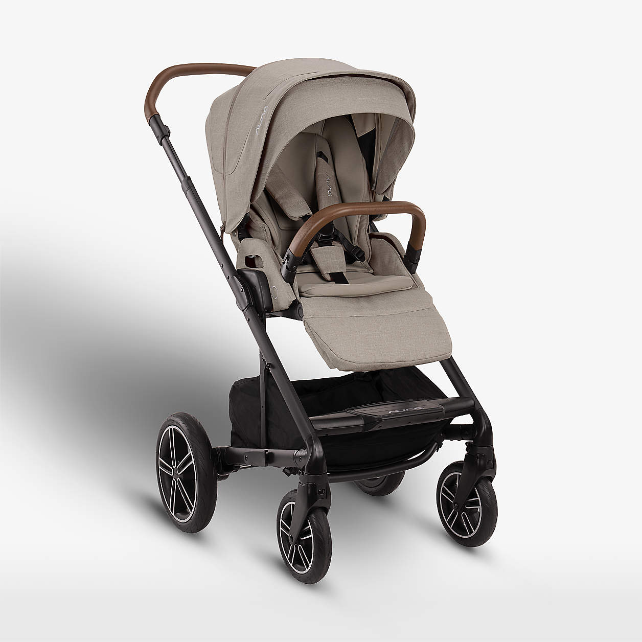 Nuna mixxnext Hazelwood Light Brown Compact Travel Baby Foldable ...