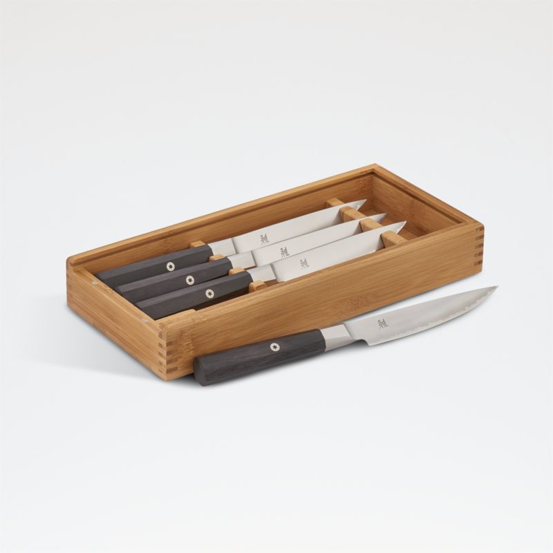 MIYABI Koh 4-pc Steak Set + Reviews | Crate & Barrel