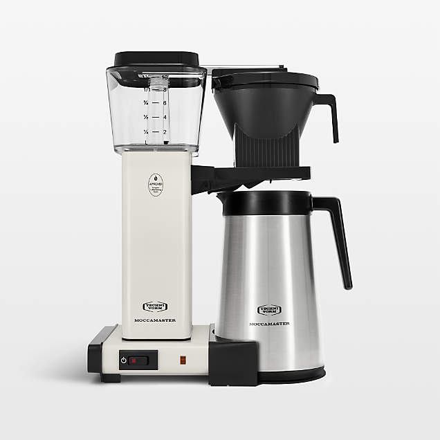 Moccamaster KBGV Select 10-Cup Glass Brewer Matte White Coffee Maker ...
