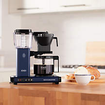 Moccamaster KBGV Select Glass Brewer 10-Cup Midnight Blue Coffee Maker ...