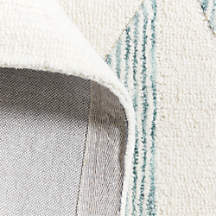 Modern Alphabet Blue Kids Wool Area Rug 8x10 | Crate & Kids