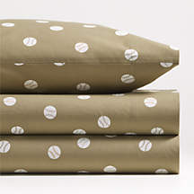 Modern Baseball Organic Cotton Kids Sheet Set | Crate & Kids Canada