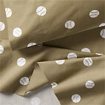 Modern Baseball Organic Cotton Kids Sheet Set | Crate & Kids Canada