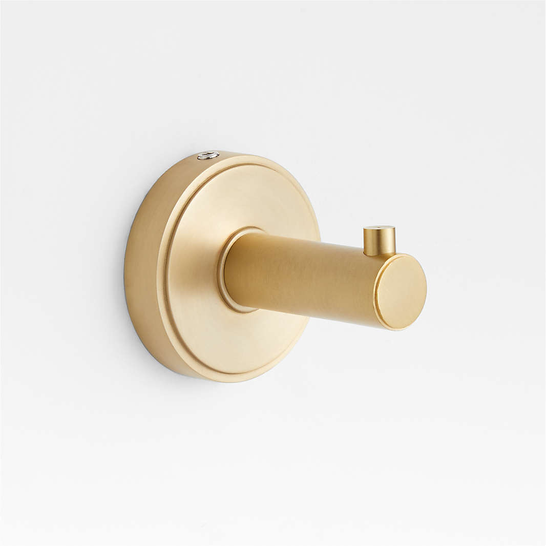 Brushed Brass Hardware for the Bathroom | Crate & Barrel