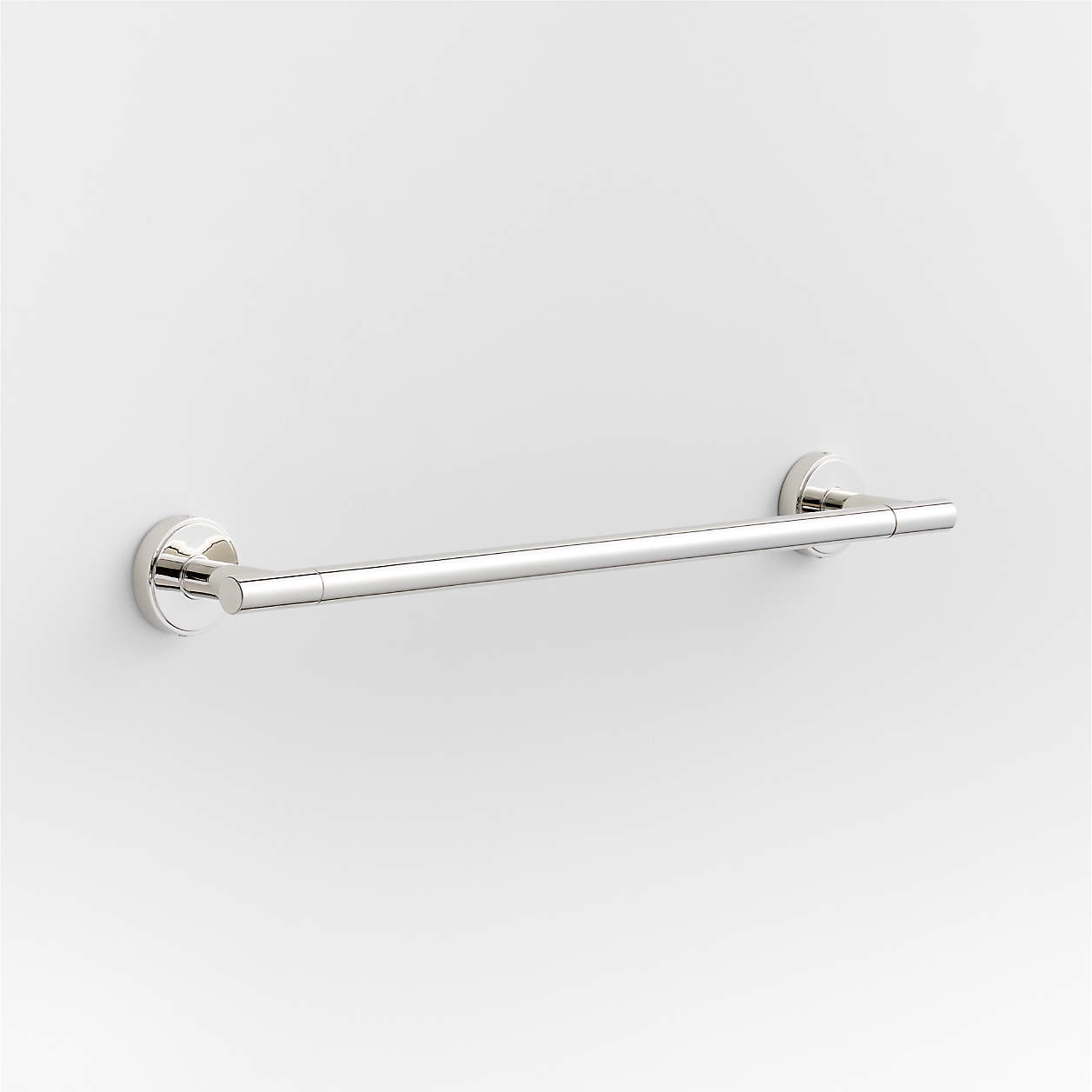 Modern Flat-End Polished Chrome Wall-Mounted Toilet Paper Holder ...