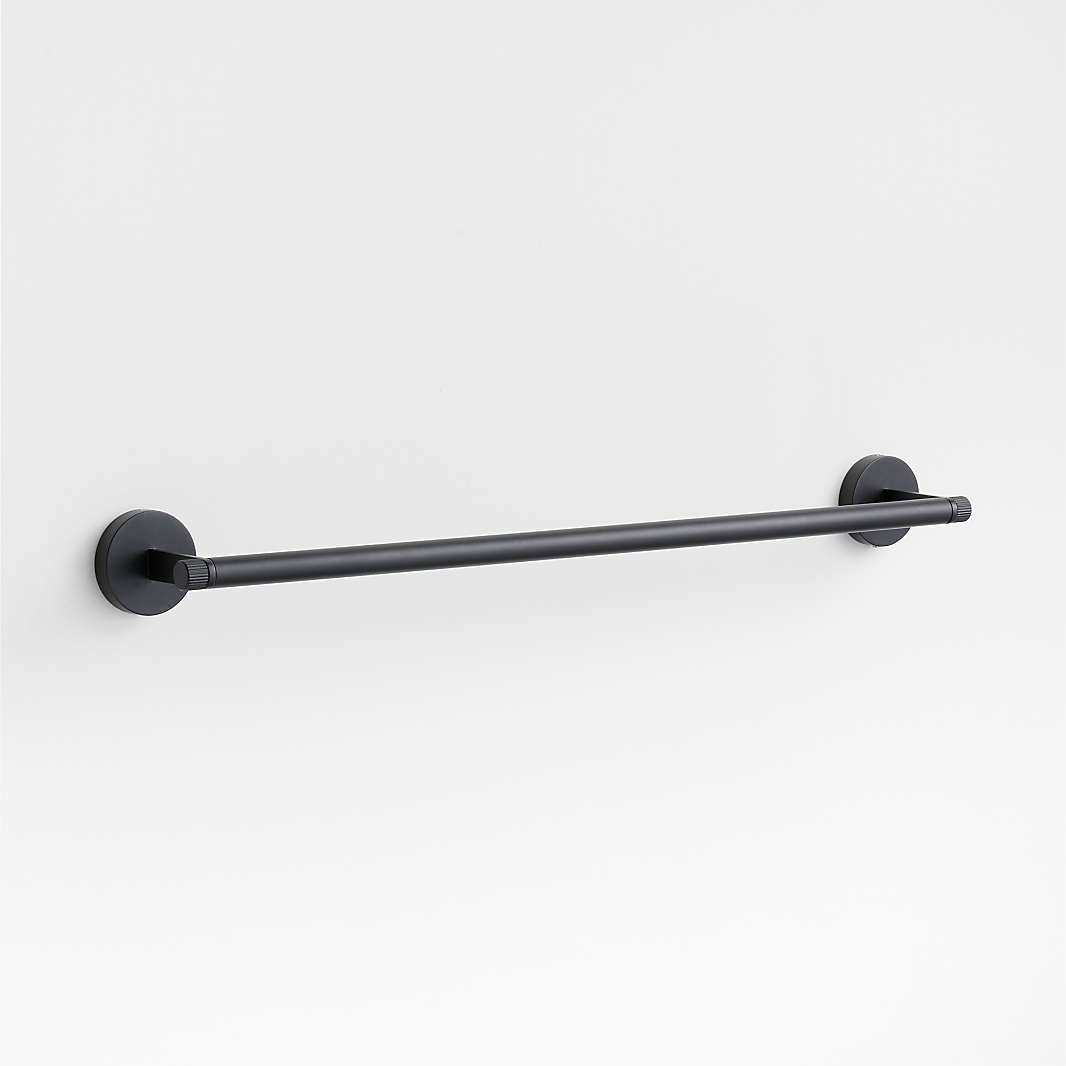 Matte Black Hardware for the Bathroom | Crate & Barrel