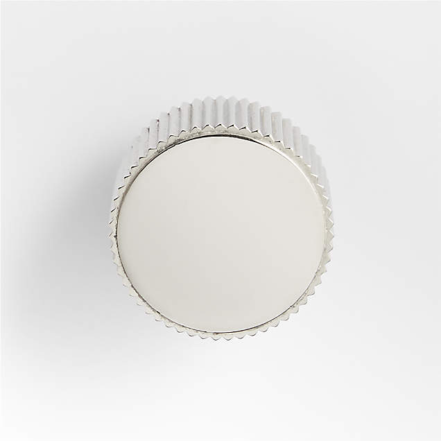 Classic Sphere Polished Chrome Cabinet Knob + Reviews | Crate & Barrel