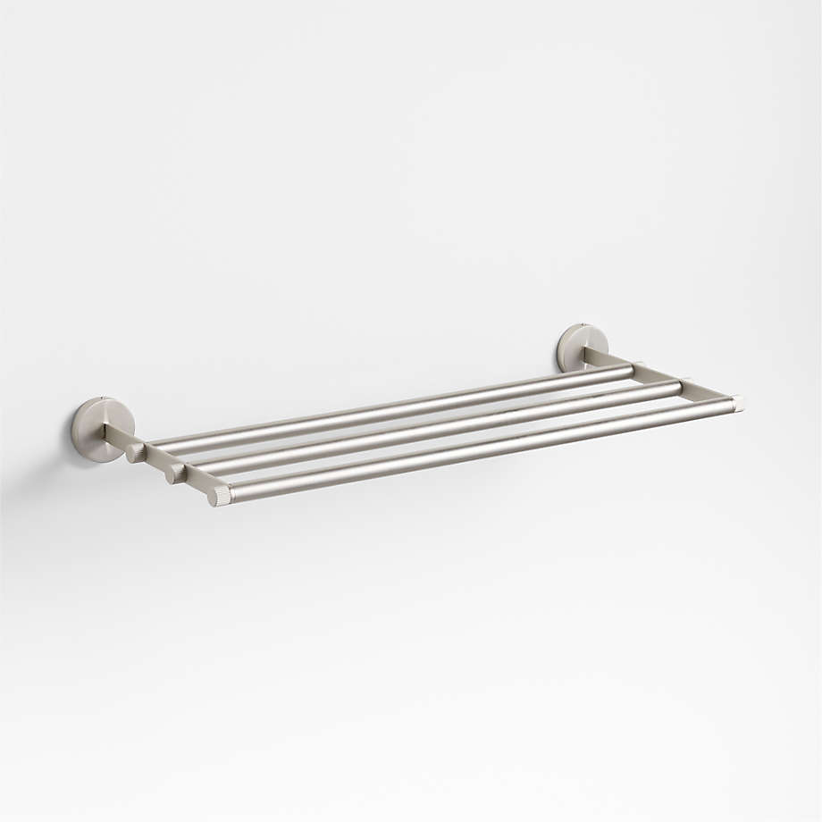 Modern Fluted Brushed Brushed Brass Cabinet Knob + Reviews | Crate & Barrel Canada