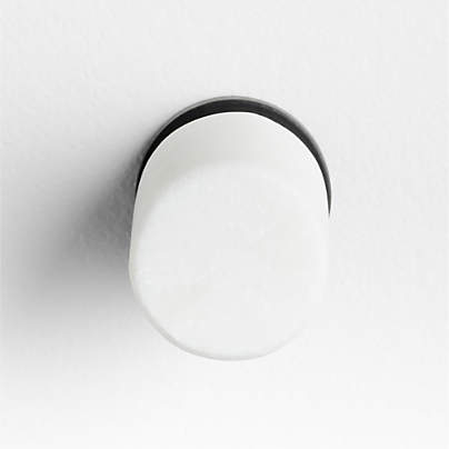 Hammered Brushed Black Knob + Reviews | Crate & Barrel