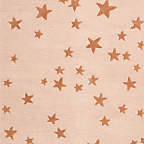 Modern Star Wool Elegant Pink Kids Area Rug 6x9 | Crate & Kids