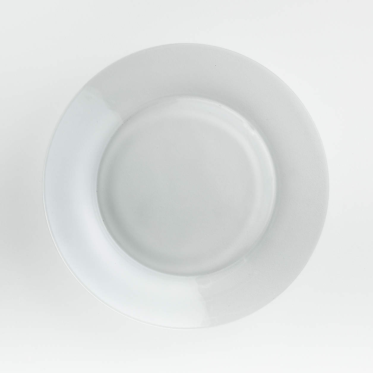 Moderno Glass Dinner Plate + Reviews | Crate & Barrel
