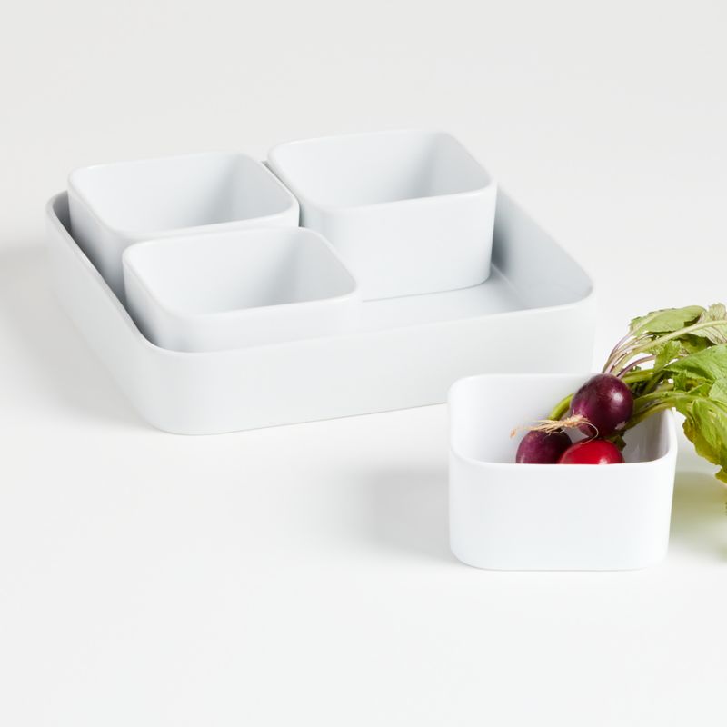 Modular 5-Piece Square Serving Set | Crate & Barrel