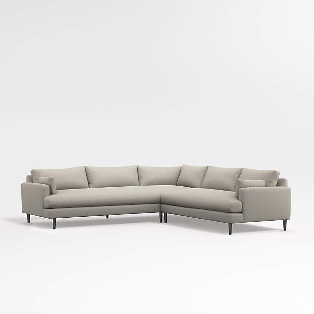 Wells 4-Piece Corner Sectional Sofa | Crate & Barrel