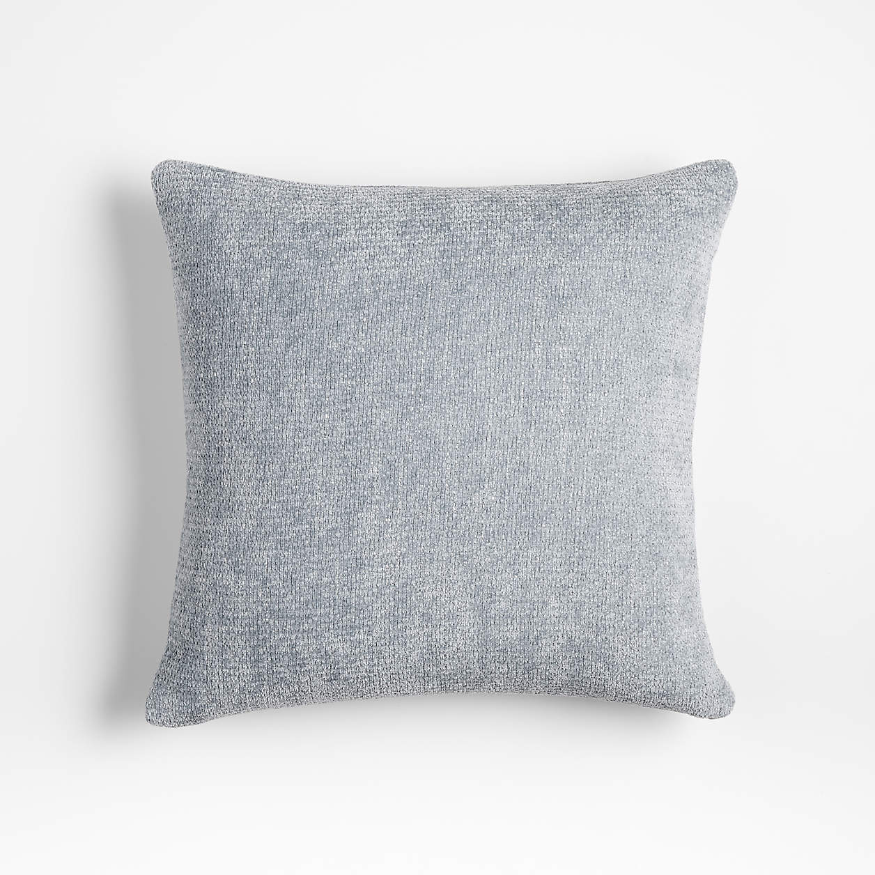 Monarch Chenille 18"x18" Mist Blue Throw Pillow Cover + Reviews | Crate ...