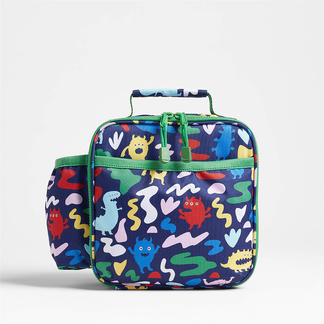 Monsters Soft Insulated Kids Personalized Thermal Lunch Box | Crate & Kids