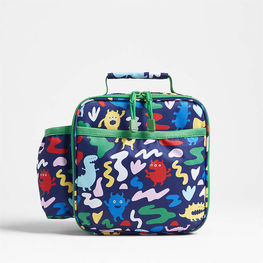 Monsters Soft Insulated Kids Personalized Thermal Lunch Box | Crate & Kids