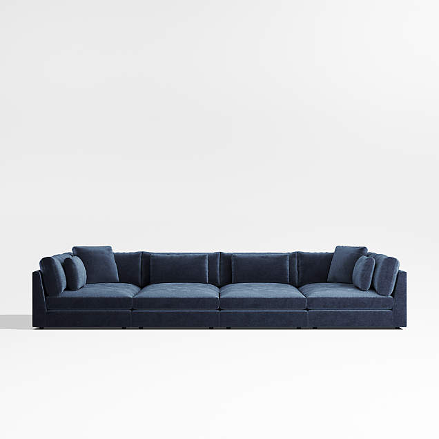 Monterey Modular 6-Piece Pit Sectional Sofa + Reviews | Crate & Barrel ...