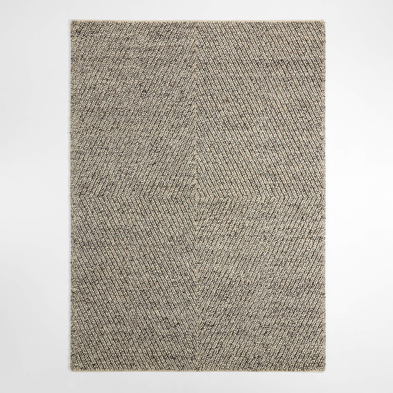 Montreal Wool Hand-Tufted Carbon Grey Area Rug 9'x12' | Crate & Barrel ...