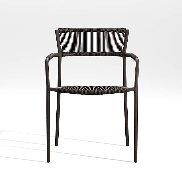 Morocco Graphite Lounge Chair | Crate & Barrel