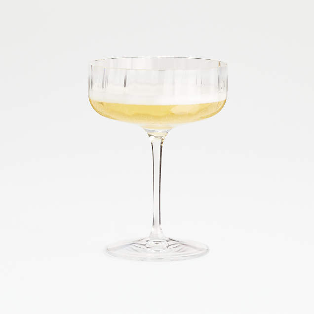 Edge 12-Oz. Coupe Glass + Reviews | Crate & Barrel