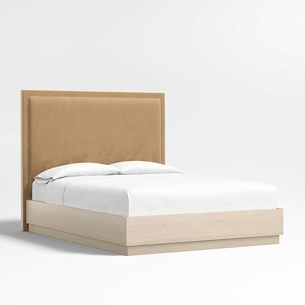 Brown Bed Frames & Dark Brown Bed Frames with Headboards | Crate & Barrel