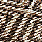 Mykonos Wool Hand-Knotted Espresso Brown Area Rug 10'x14' | Crate & Barrel
