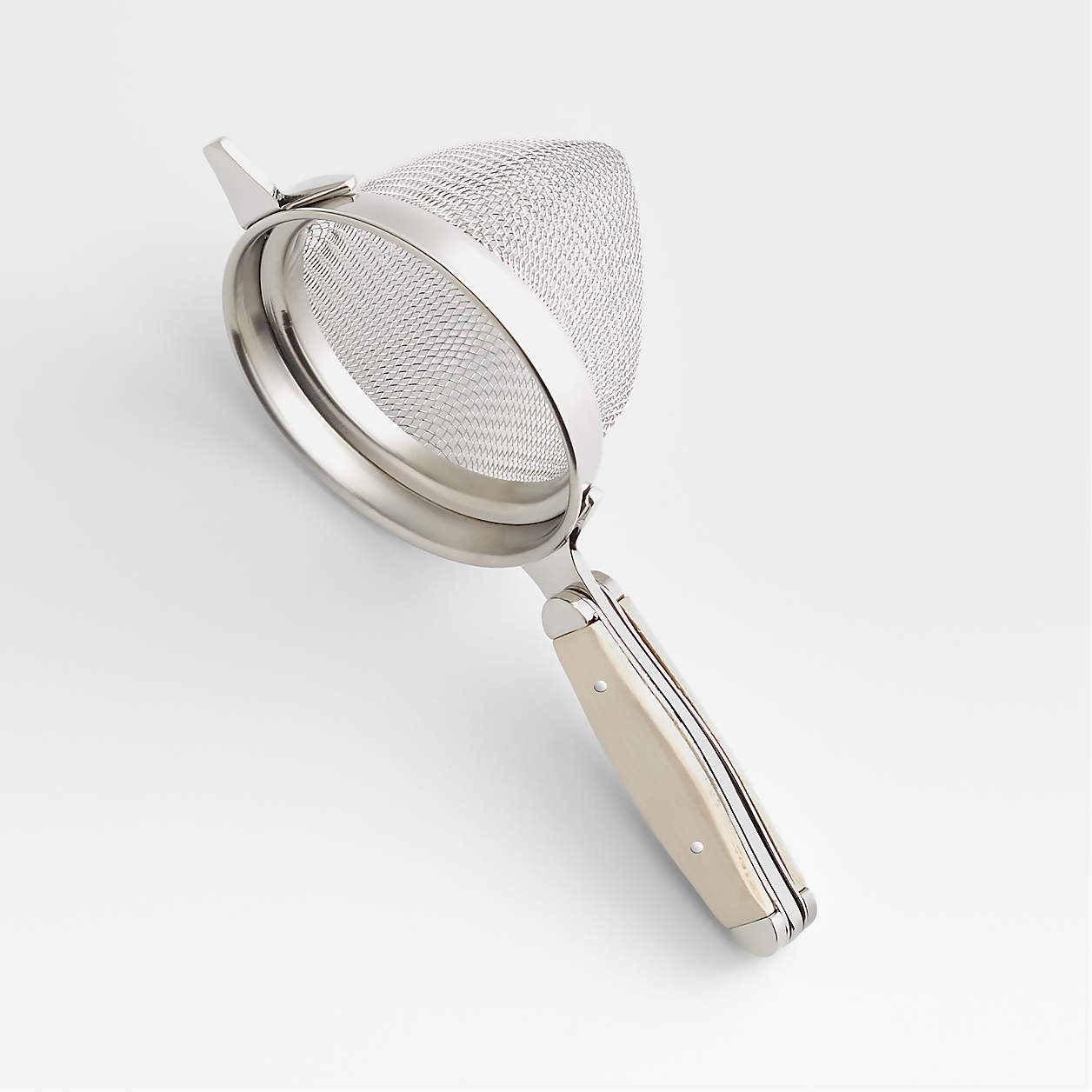 Nara Stainless Steel Mesh Strainer + Reviews | Crate & Barrel Canada