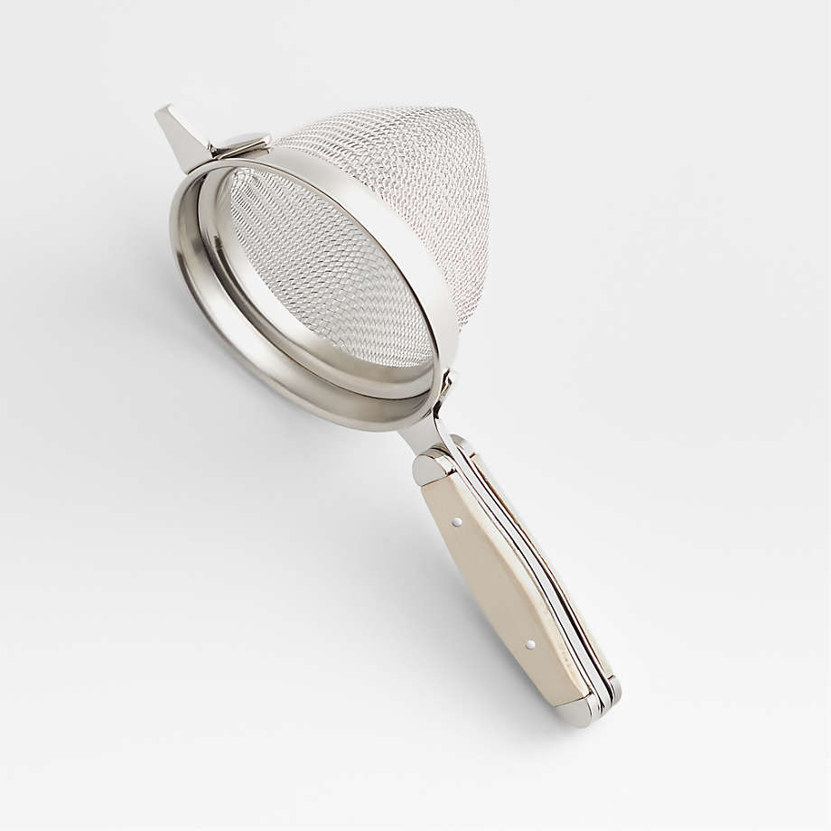 Nara Stainless Steel Mesh Strainer + Reviews | Crate & Barrel