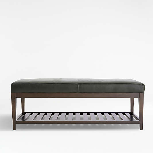 Leather Entryway Benches | Crate & Barrel