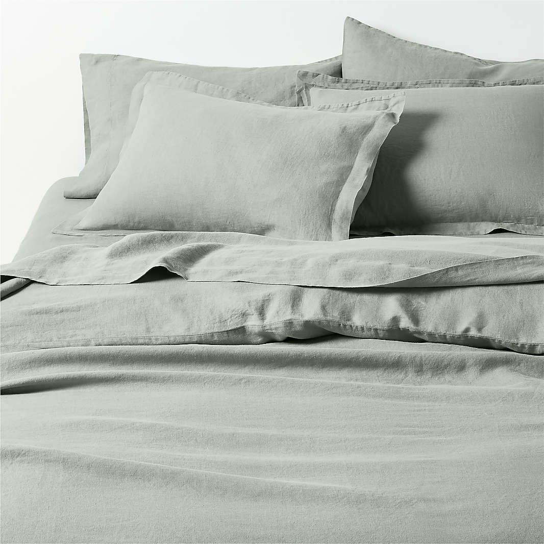 Hemp Bed Sheets, Duvet Covers & Fitted Sheets | Crate & Barrel