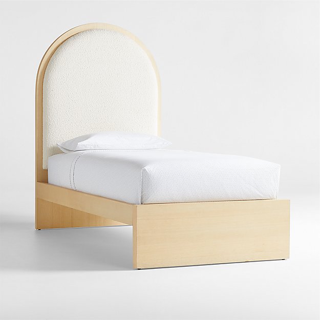 Twin headboard with frame store