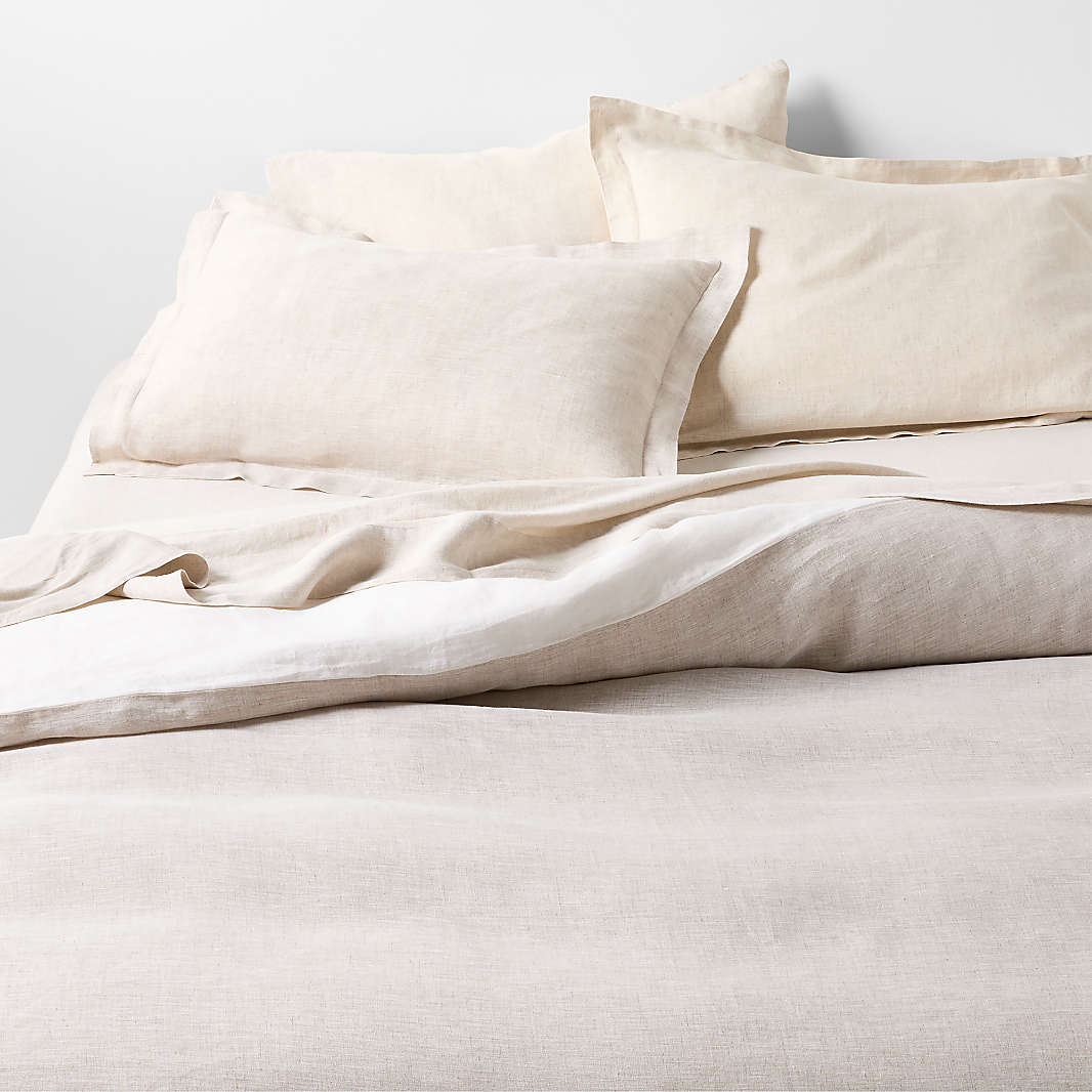 Hemp Bed Sheets, Duvet Covers & Fitted Sheets | Crate & Barrel