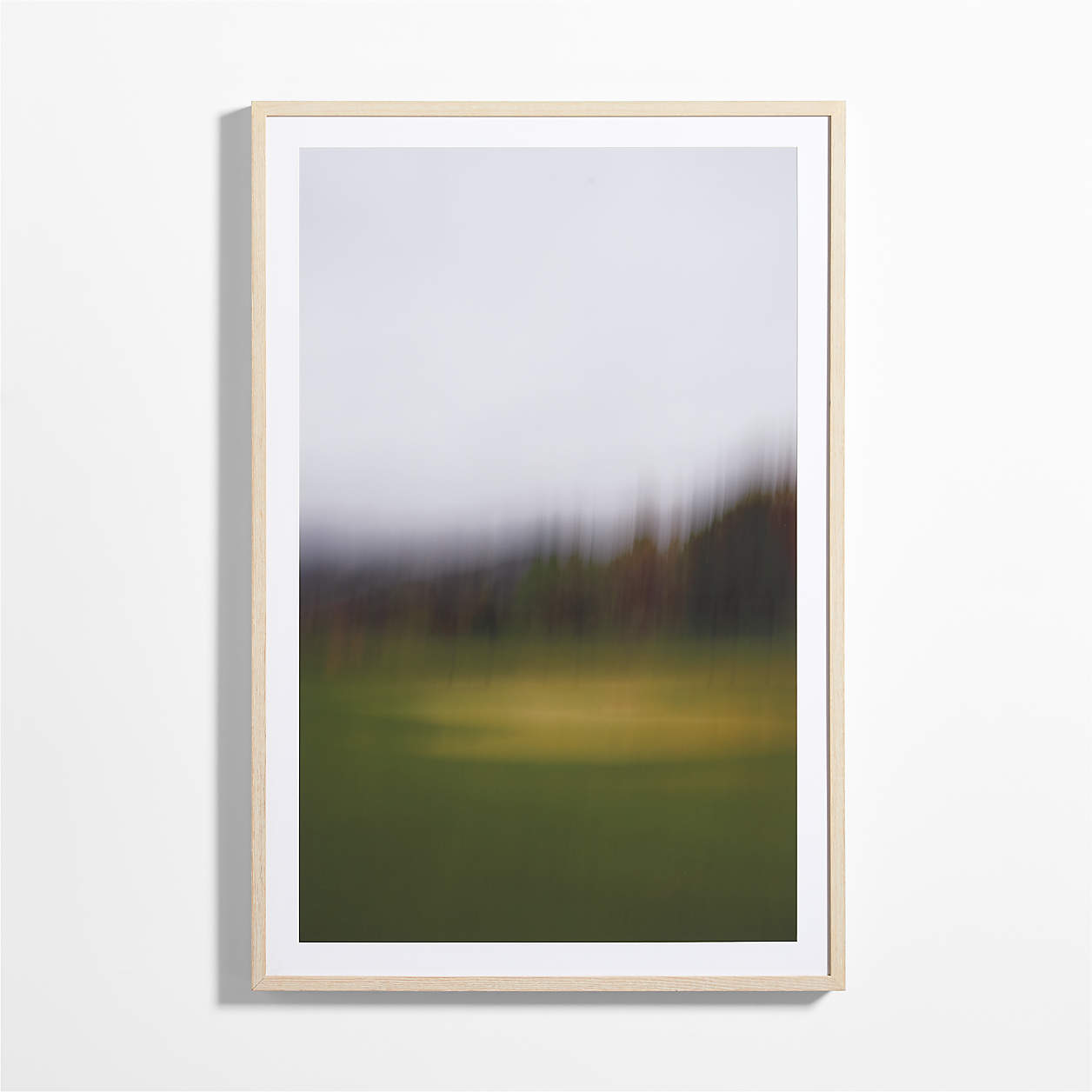 "Nature Field" Framed Green Wall Art Print 60"x40" by Tatiana Alexandra ...