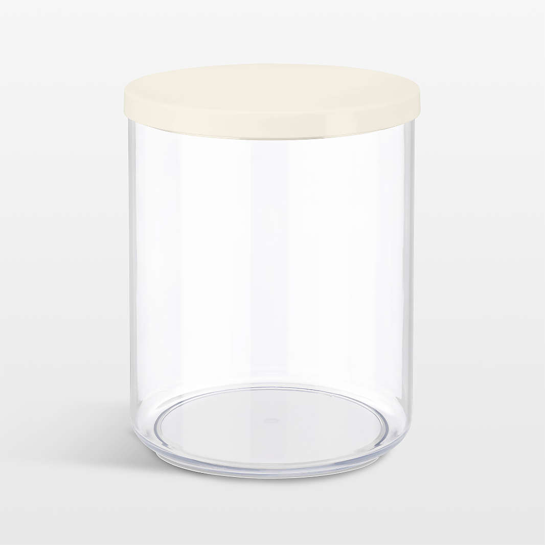 White Kitchen Canisters & Storage Jars | Crate & Barrel