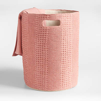 Merchant Rose Woven Hamper with Handles + Reviews | Crate & Kids