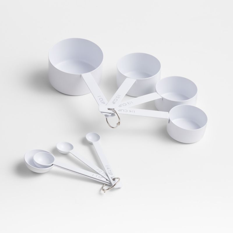 Nera Matte White Measuring Cups | Crate & Barrel