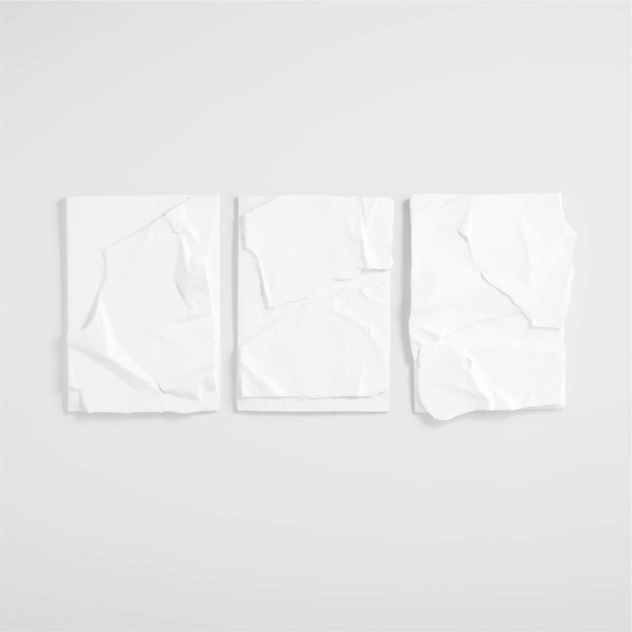 Nereus Plaster Wall Art Panels By Alexis Gourguechon Set Of 3