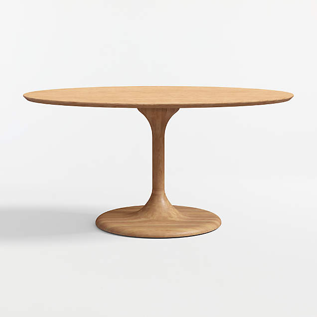 Apex 51" Round Dining Table + Reviews | Crate & Barrel