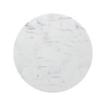 Nero White Marble Round Accent Table + Reviews | Crate & Barrel