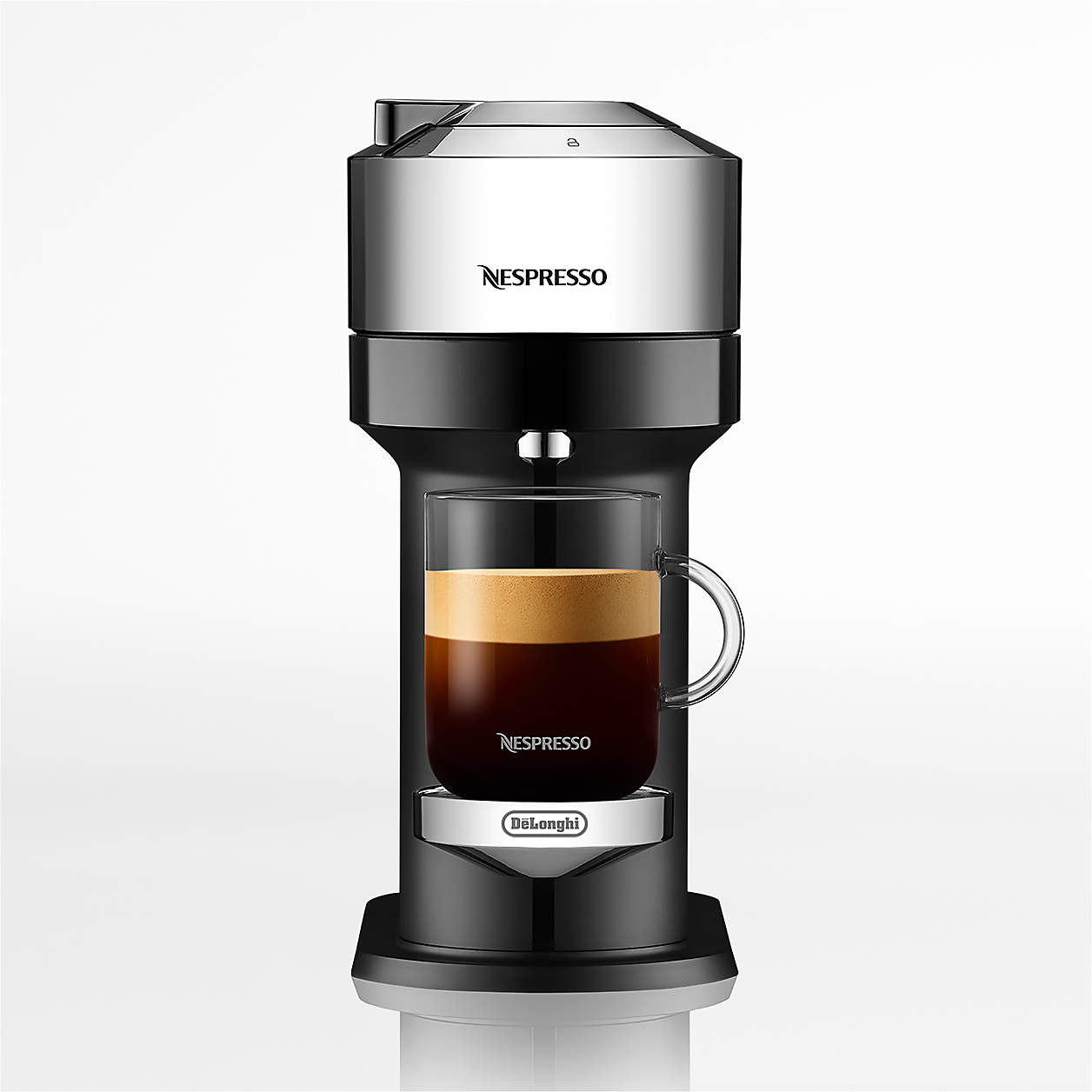 Nespresso by De'Longhi Vertuo Next Deluxe Chrome Espresso Machine ...