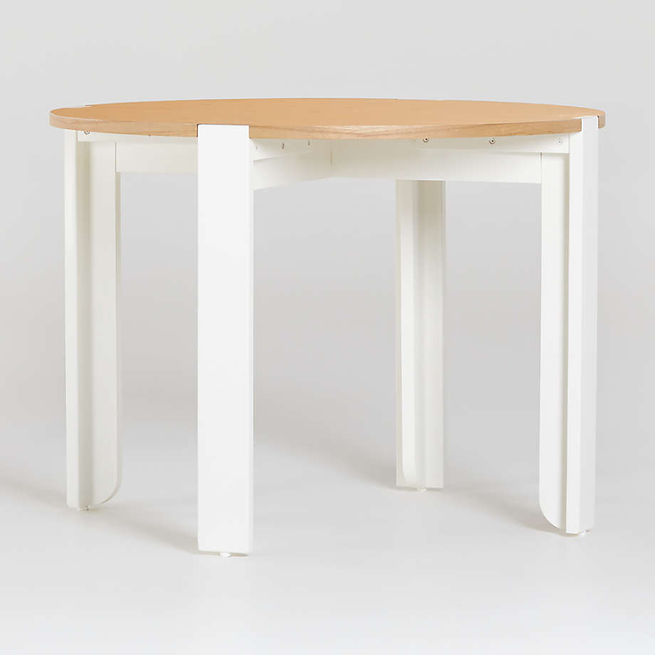 Nesting White and Natural Wood Kids Play Table | Crate & Kids