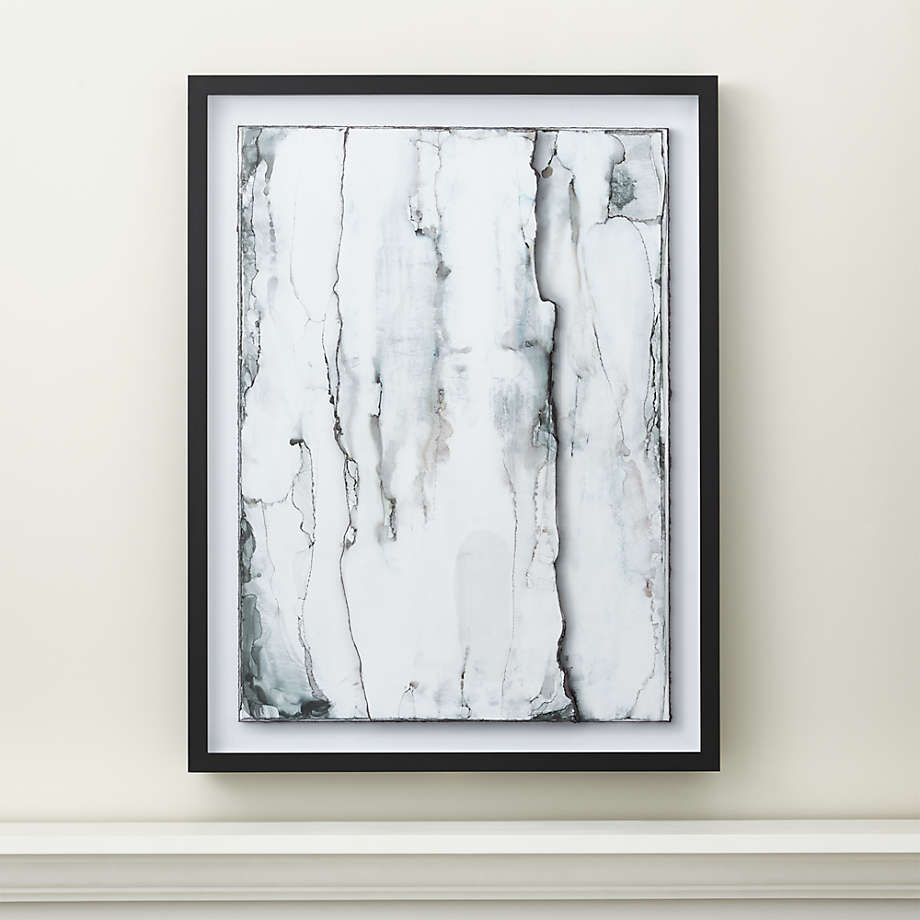 'Nimbus Dimensional' Framed Paper Abstract Wall Art Print 32.75"x42.75 ...