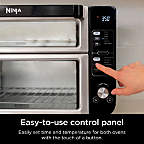 Ninja 12-in-1 Double Air Fry Oven with FlexDoor + Reviews | Crate & Barrel