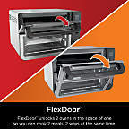 Ninja 12-in-1 Double Air Fry Oven with FlexDoor + Reviews | Crate & Barrel